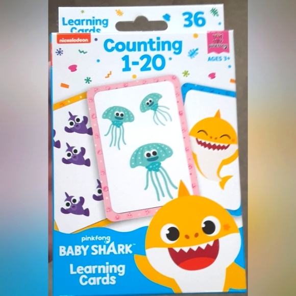 Other | New Baby Shark Counting Flashcards | Poshmark